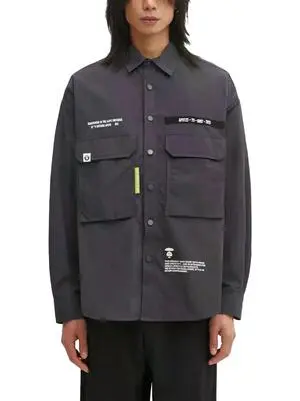 AAPE BY *A BATHING APE® Chest-pocket Shirt - Grey