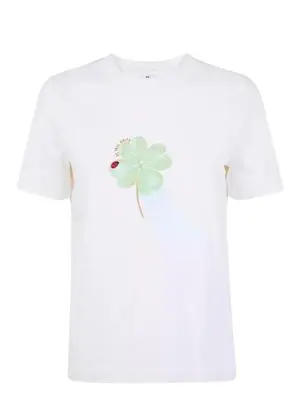 Paul Smith Clover-print T-shirt - White