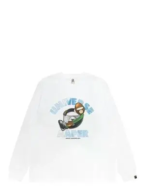 AAPE BY *A BATHING APE® Long-sleeve T-shirt - White