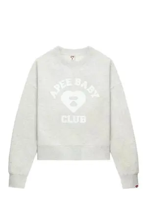 A BATHING APE Logo Sweater - Grey