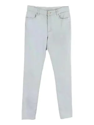 Escada Straight-leg Cotton Trousers - Grey
