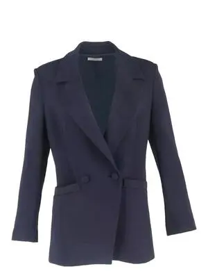 ANINE BING Double-breasted Blazer - Blue