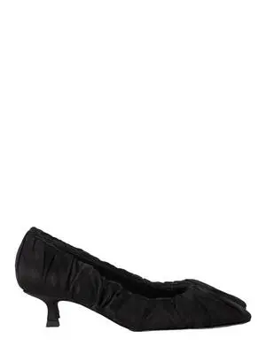 Khaite Palmero Ruched Pumps - Black