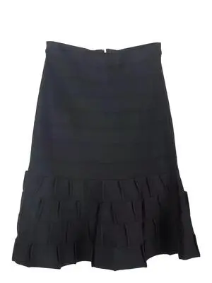 HERVE LEGER Tiered Mini Skirt