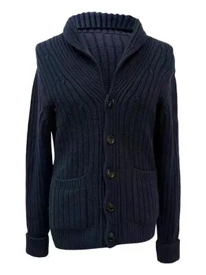 TOM FORD Shawl-collar Cardigan - Blue