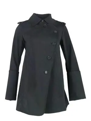 Celine Double-breasted Trench Coat - Black
