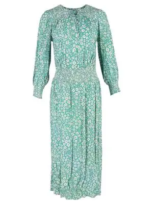 Rixo Marianna Floral-print Maxi Dress - Green