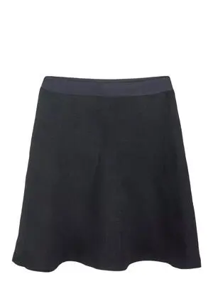 Sandro Textured A-line Skirt - Black