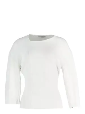 Stella McCartney Crew-neck Long-sleeve Top - White
