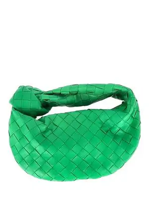 Bottega Veneta Mini Jodie Interecciato Knotted Tote Bag - Green