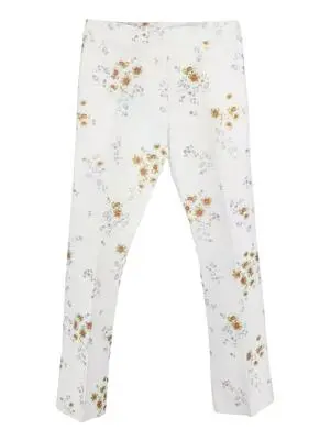Giambattista Valli Floral Jacquard Trousers - White