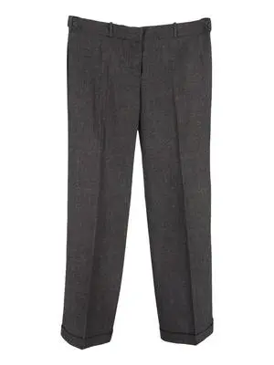 Chloé Straight-leg Wool Trousers - Grey