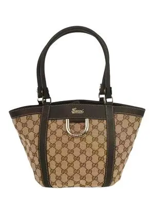 Gucci Gg Canvas Tote Bag - Neutrals