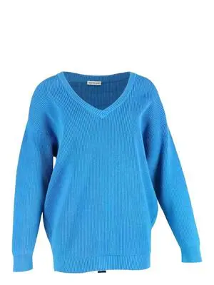 Balenciaga V-neck Sweater - Blue