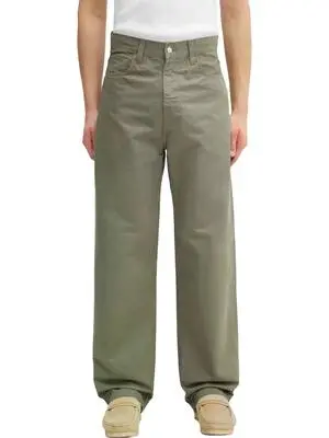 Carhartt Work In Progress Logo-patch Trousers - Green