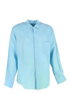 Loro Piana Andre Long-sleeve Shirt - Blue