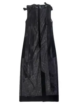 Simone Rocha Sleeveless Midi Dress - Black