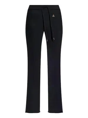 VIVIENNE WESTWOOD Logo Drawstring Track Pants - Black