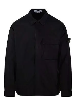 Stone Island Logo-patch Jacket - Black