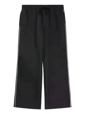 Valentino Garavani Vlogo Patch Drawstring Trousers - Black