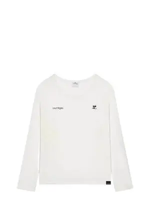 COURREGES Long-sleeve T-shirt - White