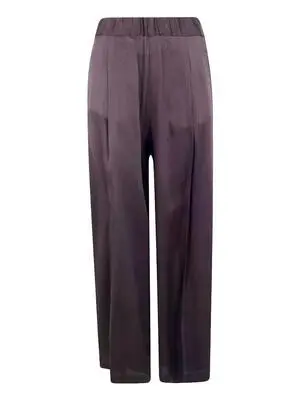 SEMICOUTURE Elastic-waist Trousers - Purple