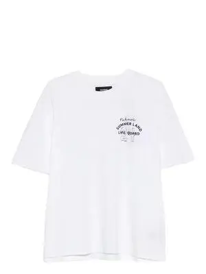 NAHMIAS Printed Crew-neck T-shirt - White