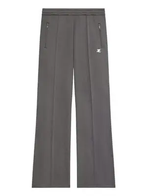 COURREGES Zip Logo Track Pants - Grey