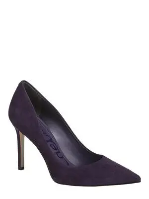 Sam Edelman Hazel Pointed Toe Pump - Deep Violet