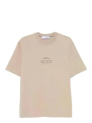 Stone Island Printed T-shirt - Neutrals
