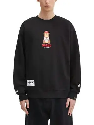 AAPE BY *A BATHING APE® Graphic-print Sweatshirt - Black