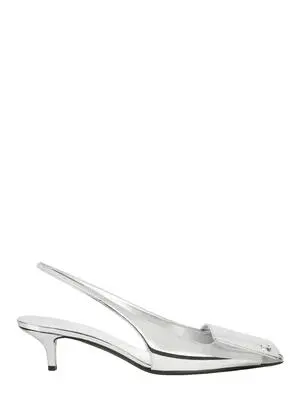COURREGES 45mm Sling-back Pumps - White