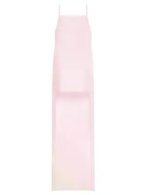 COURREGES Backless Crêpe Dress - Pink