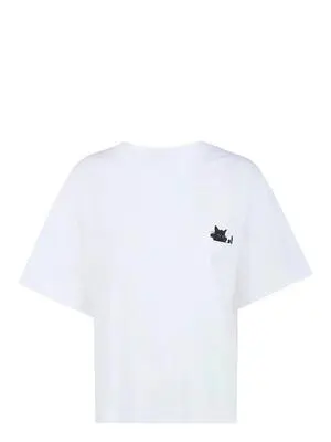 Paul Smith Cat Pocket Graphic T-shirt - White