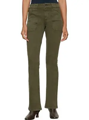 Sanctuary Hayden Utility Bootcut Jeans - Kalamata Green
