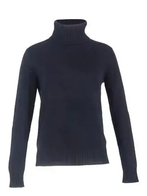 Loro Piana Turtleneck Long-sleeved Sweater - Blue