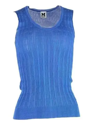 Missoni Knitted Tank Top - Blue