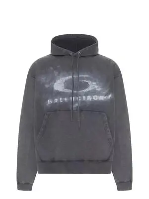 Balenciaga Crayon Loop Logo Hoodie Grey