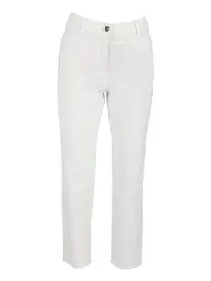 Escada High-rise Straight-leg Trousers - White