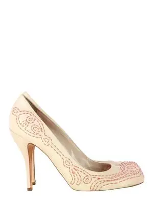 Alexander McQueen Stitching Detail Pumps - Neutrals
