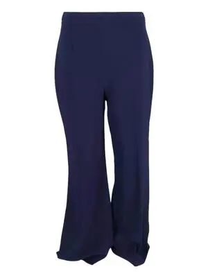 Diane Von Furstenberg Vintage Flared Trousers - Blue