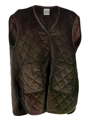 TOTÊME Quilted Corduroy Vest
