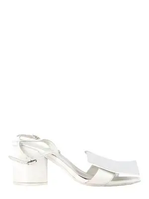 Jacquemus Rond Carré Sandals - White