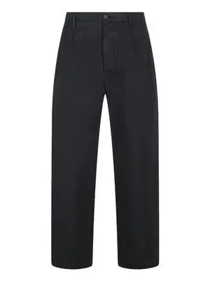 MASSIMO OSTI STUDIO Pleated Trousers - Black