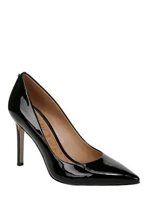 Sam Edelman Hazel Pointed Toe Pump - Black Shiny Patent