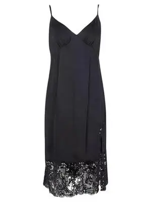 Michael Kors Sequin-embellished Midi Dress - Black