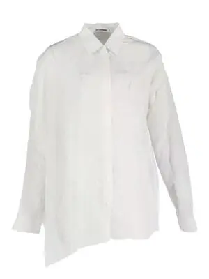 JIL SANDER Asymmetric Button-down Shirt - White