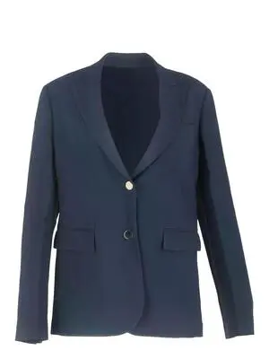 Loro Piana Single-breasted Wool Blazer - Blue