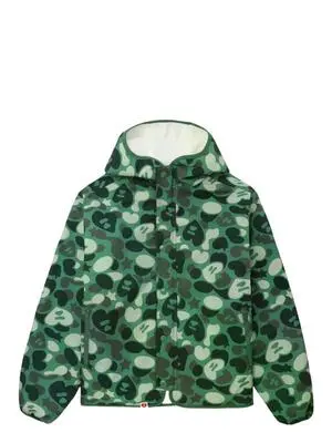 A BATHING APE Camouflage Hooded Jacket - Green