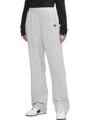 A BATHING APE Embroidered Palazzo Pants - Grey